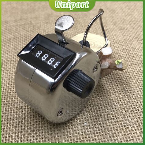 UNI Mini Digital Hand Tally Counter Digit Number Colorful Counting Manual Mechanical Handheld