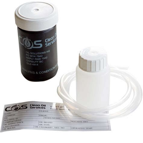 Oil Analysis Kit Sampling And Analysis Kits Clean Oil Services