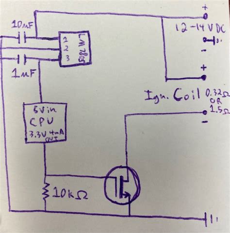 Mosfet Driving Ignition Coil With Microcontroller Electrical