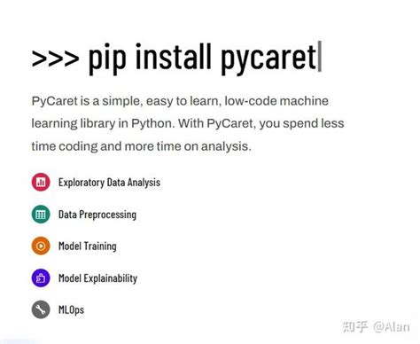 Automl1 Pycaret低代码自动化机器学习 知乎
