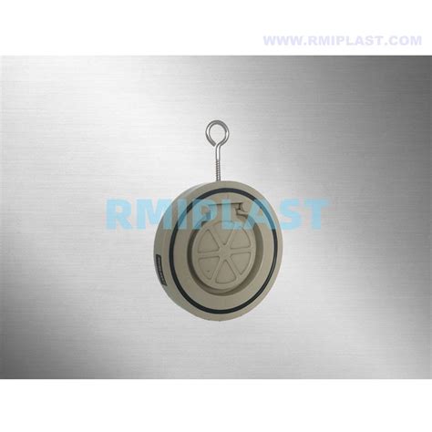 Polypropylene Pp Pph Single Disc Check Valve Wafer Type By Jis 10k Din Pn10 Ansi Cl150 Bs