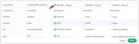 Find And Merge Duplicate Records Online Help Bigin By Zoho Crm