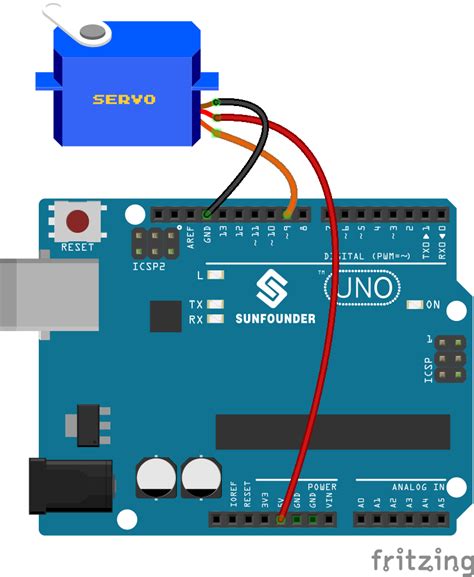 Lesson 12 Servo — Sunfounder Electronic Kit Documentation