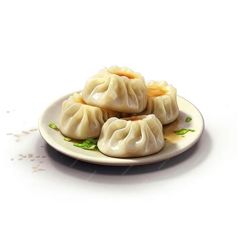 Premium Ai Image Momos Isolated In White Background