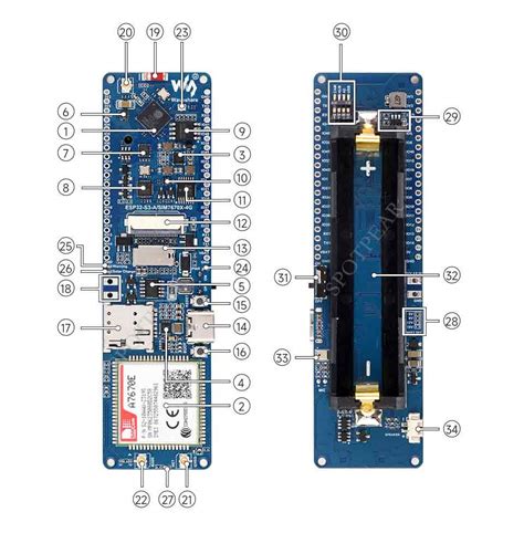 Esp32 S3 A7670e 4g开发板 支持lte Cat 1 2g Gnss定位 Wifi 蓝牙