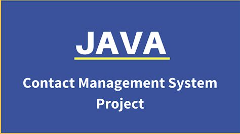 Java Contact Information Management System Source Code C Javaphp