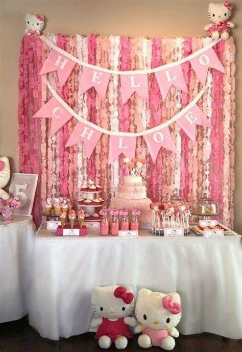 21 Charlies 7th Birthday Hello Kitty Theme Party Ideas Hello Kitty