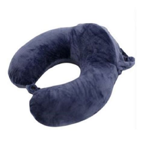파우치일체형 여행용 베개 극세사 네이비 휴대용 편리한 Ktx 비행기 버스 기차 여행 편안 홈플러스 택배배송