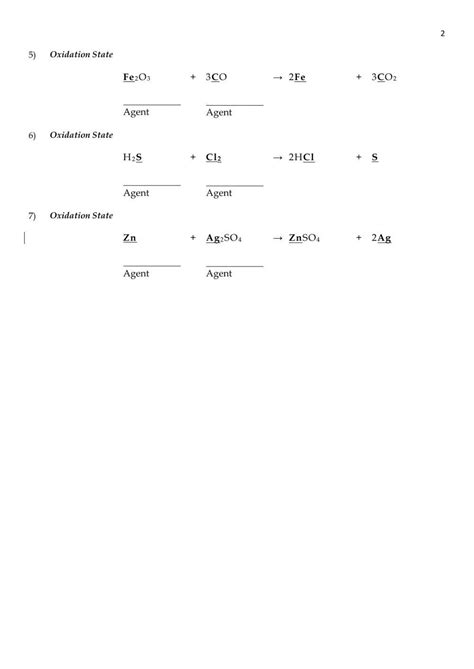 Oxidizing And R Free Interactive Worksheets 238204
