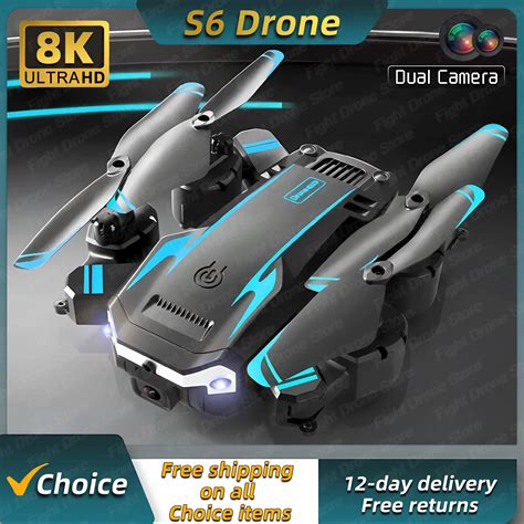 전문 접이식 쿼드콥터 항공 Hd 카메라 Gps Rc 헬리콥터 장애물 회피 판매 앞치마 S6 맥스 8k 신제품