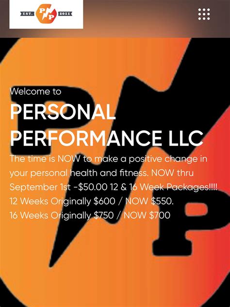 Personal Performance Llc Added Personal Performance Llc