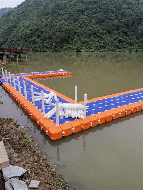 T Shape Floating Walkways With Handrails Floating Platform And