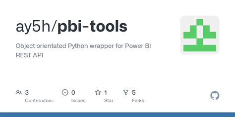 Github Ay5hpbi Tools Object Orientated Python Wrapper For Power Bi