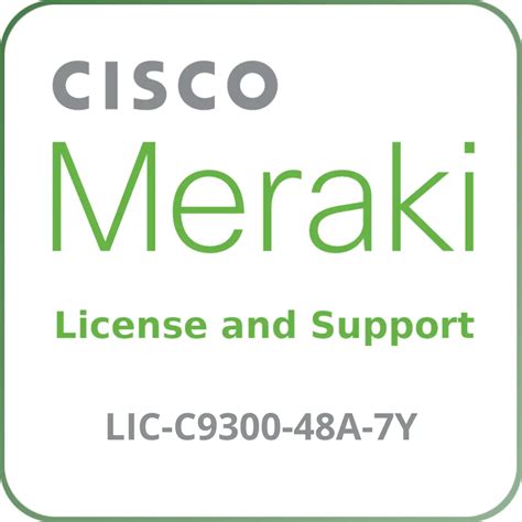 Lic C9300 48a 7y Meraki C9300 M 48 Port License Uk Price