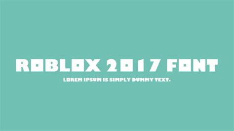 Roblox 2017 Font Download Free For Desktop Webfont