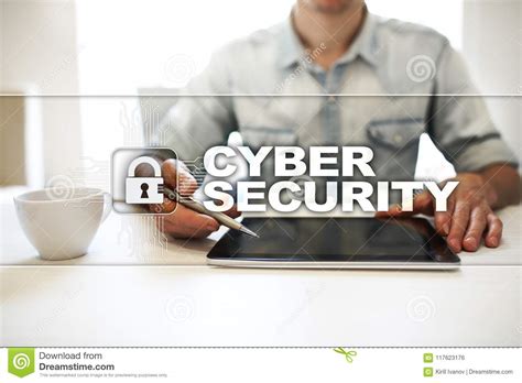 Cyber Security Data Protection Information Safety And Encryption Internet Technology And