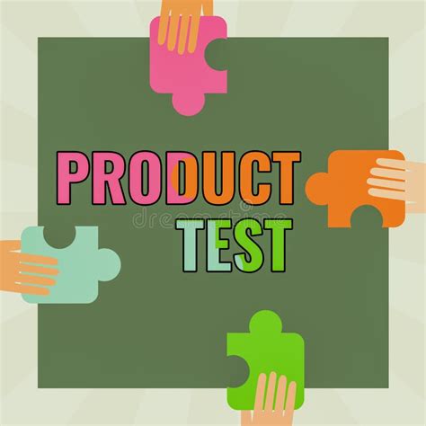 Text Showing Inspiration Product Test Word Written On Process Of Measuring The Properties Or