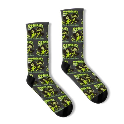 Kim Possible Shego The Nemesis Socks Disney Kim Possible Clothingx