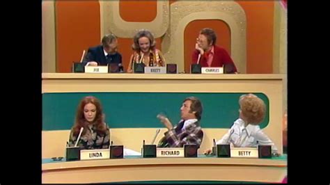 Richard Dawson Tries To Keep His Composure Over This Icy Question Match Game 1974 While