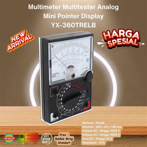 Jual Multimeter Multitester Analog Mini Pointer Display Yx 360trelb