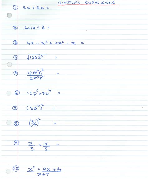 Exercises Mathtec 2