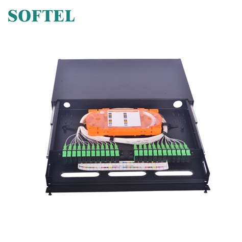 12 24 Core Lc Fc St Optical Odf With Splice Tray Network Odf And