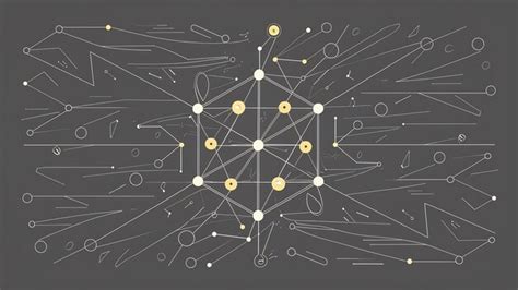 Geometric Grey Background Molecule And Communication Connected Lines With Dots Premium Ai