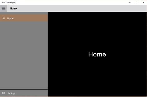 Mohamed Saqer Splitview Control In Windows 10 Hamburger Button Uwp