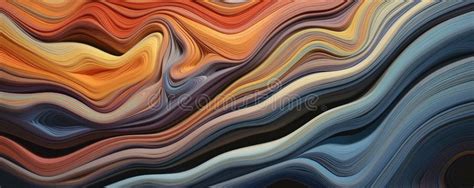 Convergence Of Abstract Forms And Textures Blending Seamlessly To