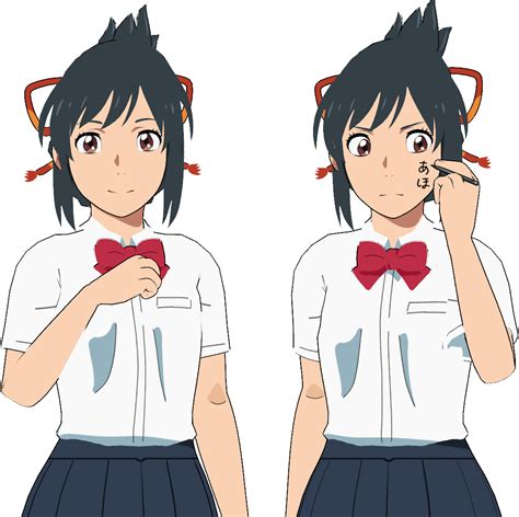 Mitsuha By Fruitybunnyy On Deviantart