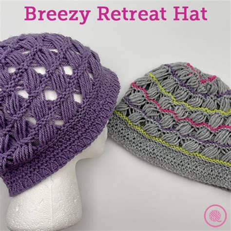 New Loom Knit Breezy Retreat Hat Pattern Goodknit Kisses