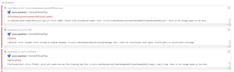 Ci Builds Failing Due To Exceeded Capacity On The Vsts Hosted Agent · Issue 2746 · Microsoft
