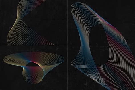 50 Wireframe Shapes Vol 3 On Yellow Images Creative Store