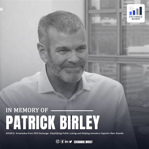 Patrick Birley 1965 2023