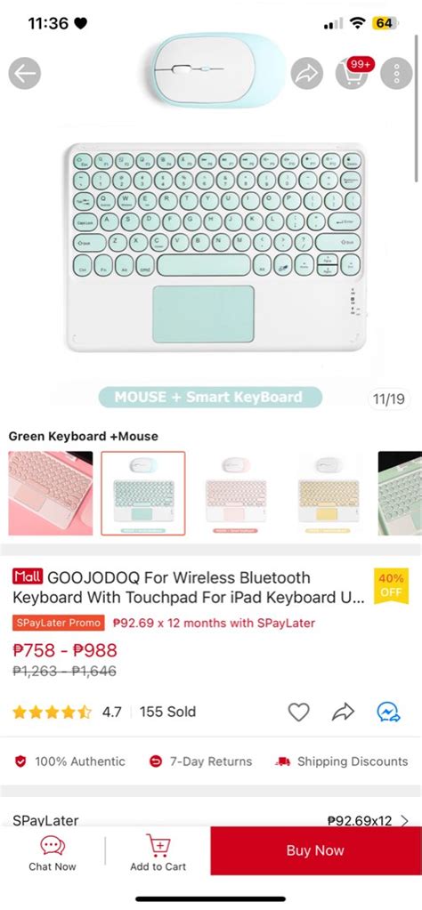Wireless Bluetooth Keyboard Computers And Tech Parts And Accessories