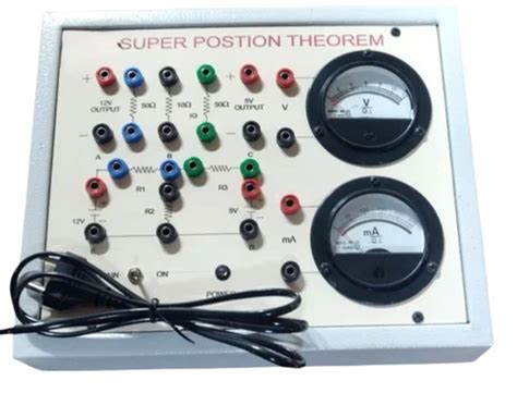 Plastic Verification Of Superposition Theorem Training Kit Electronics