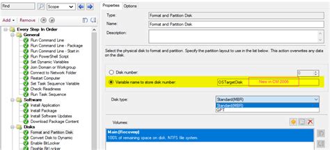Format And Partition Disk Recast