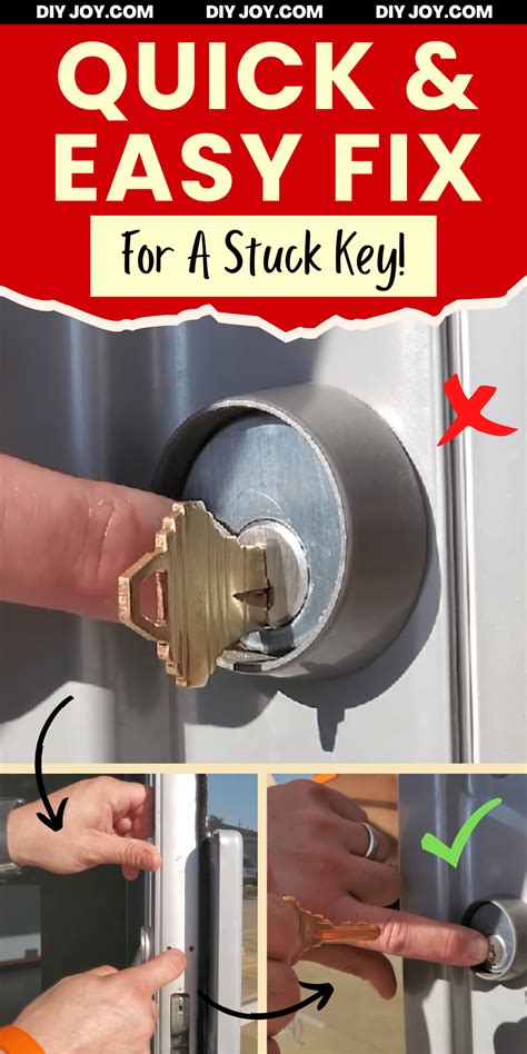 Key Stuck In A Lock Try This Quick Easy Solution DIY Joy