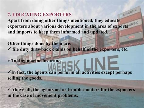 Role Of Clearing And Forwarding Agent Export Import Documentation Pdf