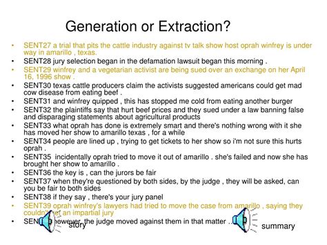 Ppt Speech Summarization Powerpoint Presentation Free Download Id