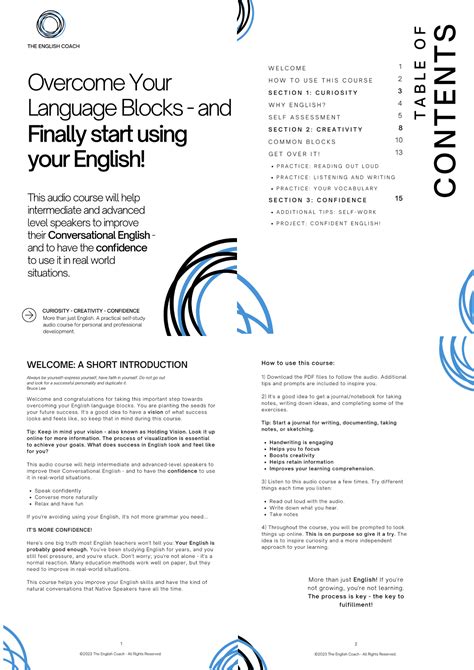 Overcome Your Language Blocks And Finally Start Using Your English