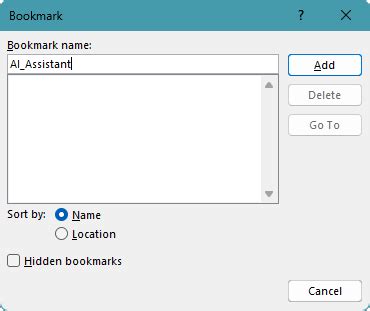 How To Link To A Section Within A Word Document