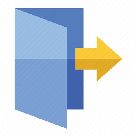 Exit Logout Arrow Right Arrows Out Door Icon Download On Iconfinder