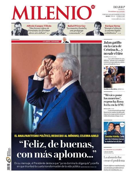 Portadas De Los Principales Diarios Nacionales De México Tus Buenas