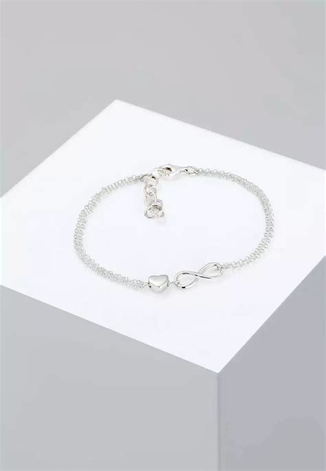 Jual Elli Germany Gelang Perhiasan Perak 925 Wanita Infinity Heart Original 2026 Zalora