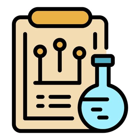 Premium Vector Data Clipboard Icon Outline Vector Business Graph Chart Market Color Flat