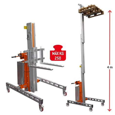 Elevador De Materiales Eléctrico Hw02el Faraone 250 Kg