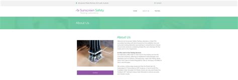 About Us Sunscreen Testing