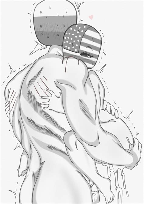 Rule 34 After Sex After Vaginal Black And White Blush Countryhumans