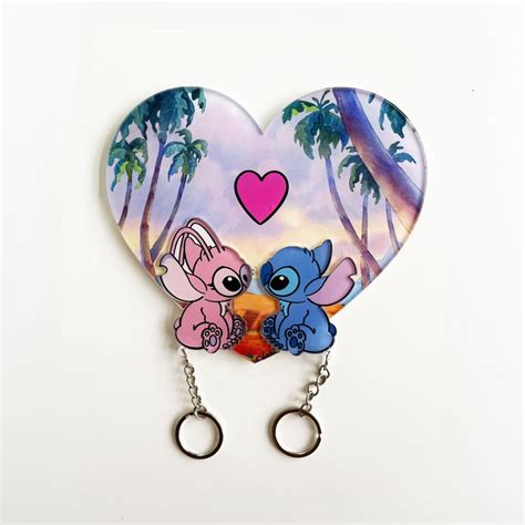 Lilo And Stitch Keychain Etsy
